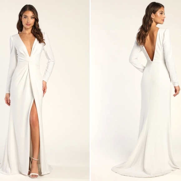 Lulus | Dresses | Lulus Bridal Wedding Chic Romantic Elegant Sexy ...
